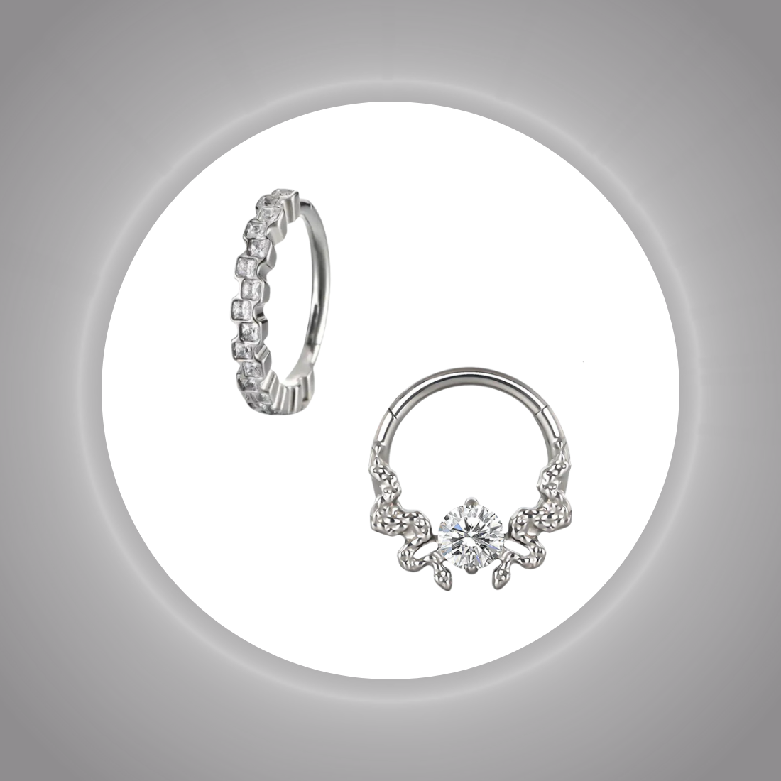 Hinged segment rings – Harley Piercing