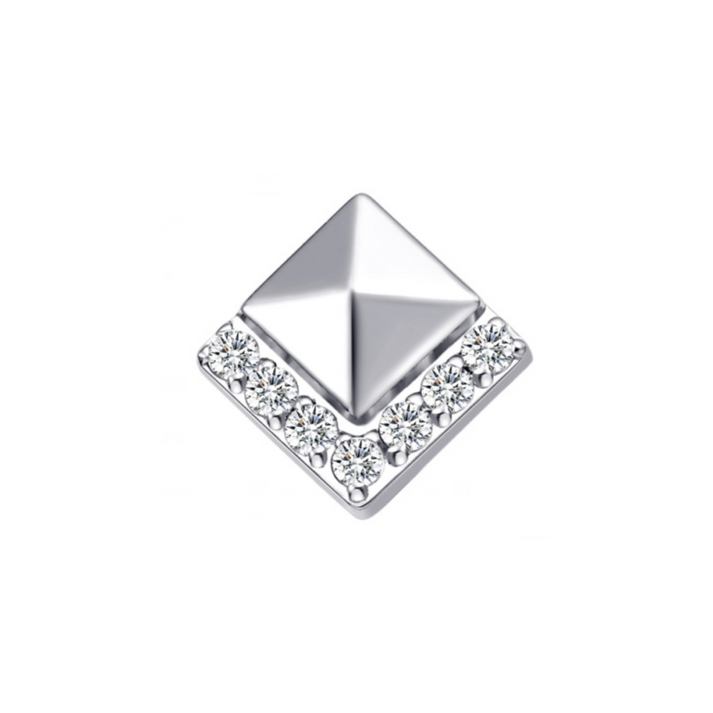 Square with gems – Harley Piercing